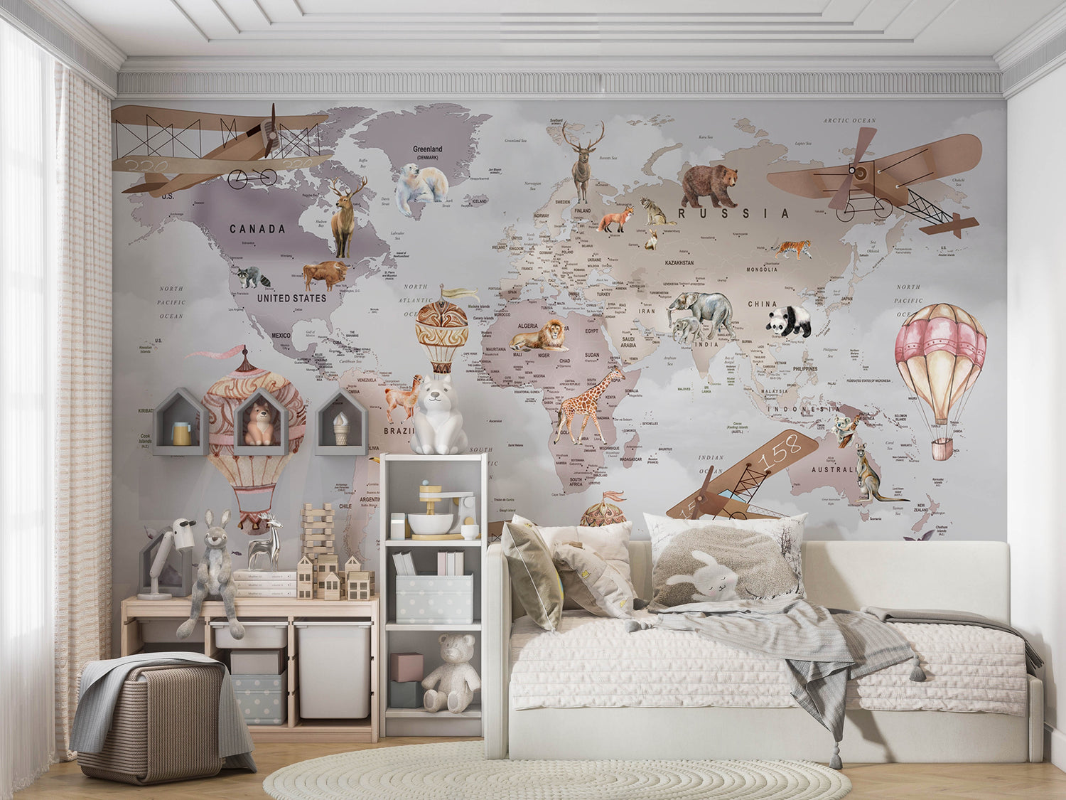 Explorer’s World Wallpaper (per 10 sq ft.)