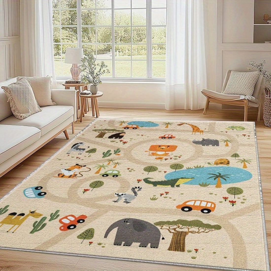 Safari Ride Kids Rug